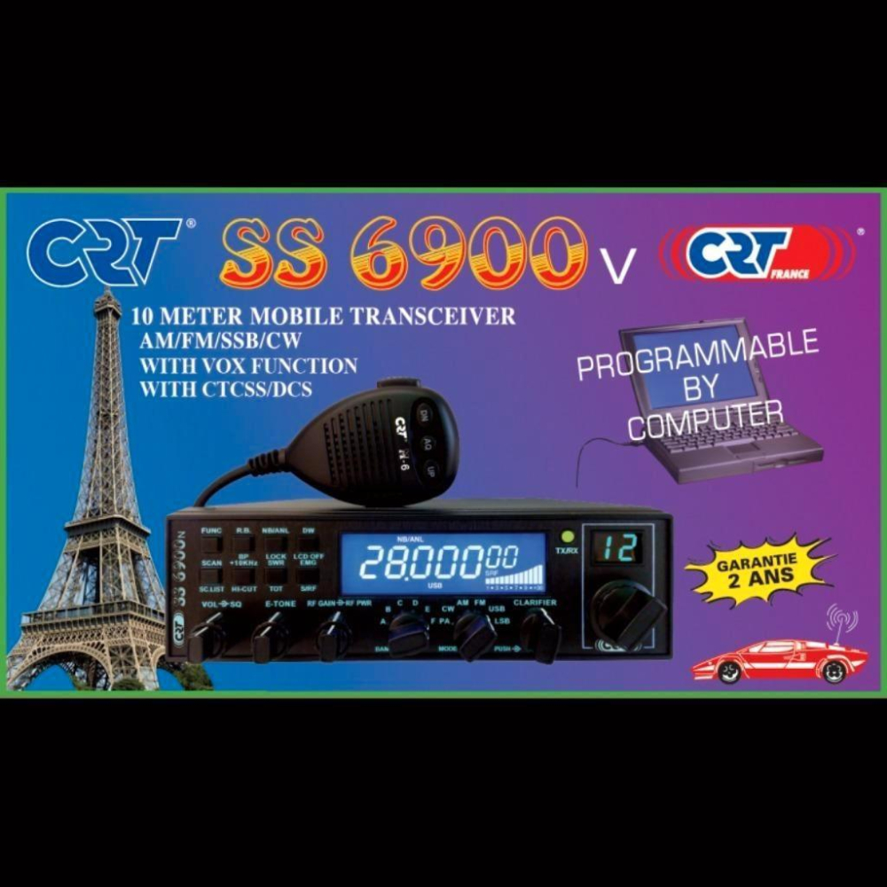 Functionele HF transceiver CRT Superstar SS6900 V7 NRC met unieke ...